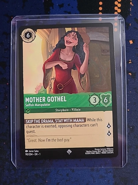 DISNEY LORCANA - Mother Gothel Selfish Manipulator #90 - Non-Foil ... DISNEY LORCANA - Mother Gothel Selfish Manipulator #90 - Non-Foil ...