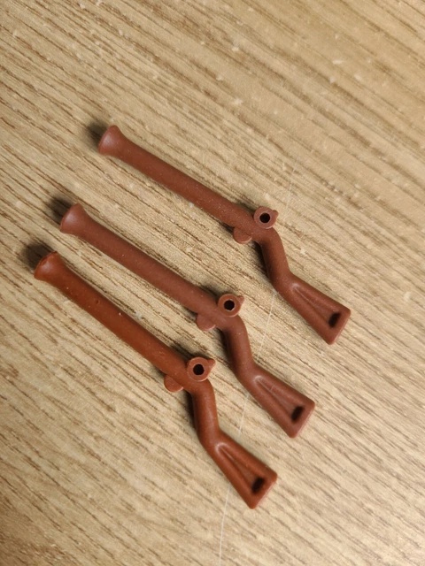 3 X LEGO Brown Minifigure, Weapon Gun, Pirate Flintlock Musket 2561 N1 ...