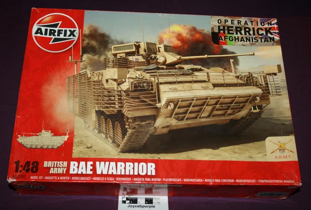 AIRFIX BRITISH ARMY BAE Warrior Operation Herrick 1:48 scale model kit ...