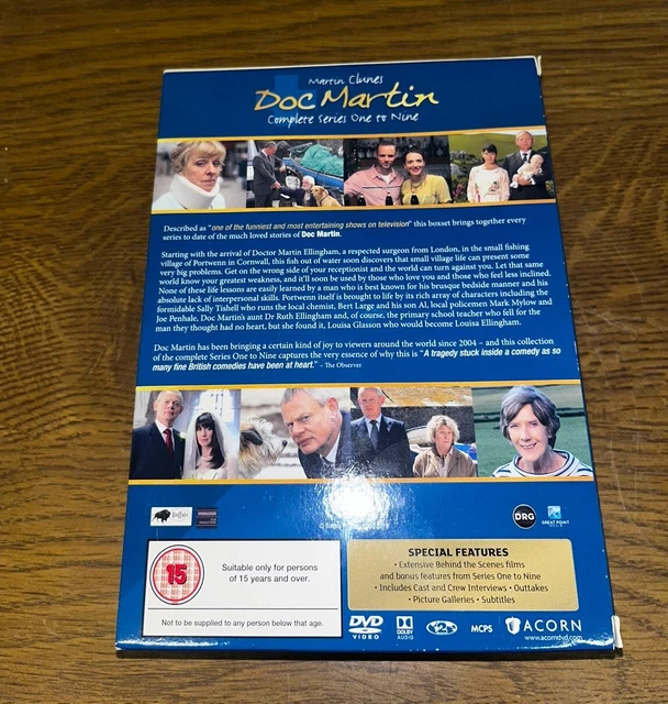 DOC MARTIN SERIES 1 to 9 Box Set (DVD, 2019, 18-Disc Set) EUR 17,57 ...