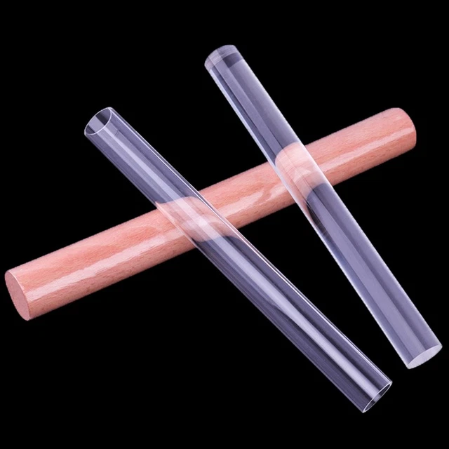 SOLID TRANSPARENT POTTERY Clay Roller Acrylic Rolling Roller Stick DIY ...