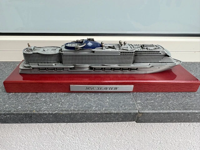 MSC SEAVIEW SHIP'S Model,Schiffsmodell,Modellino Nave,Modelo de Barco ...