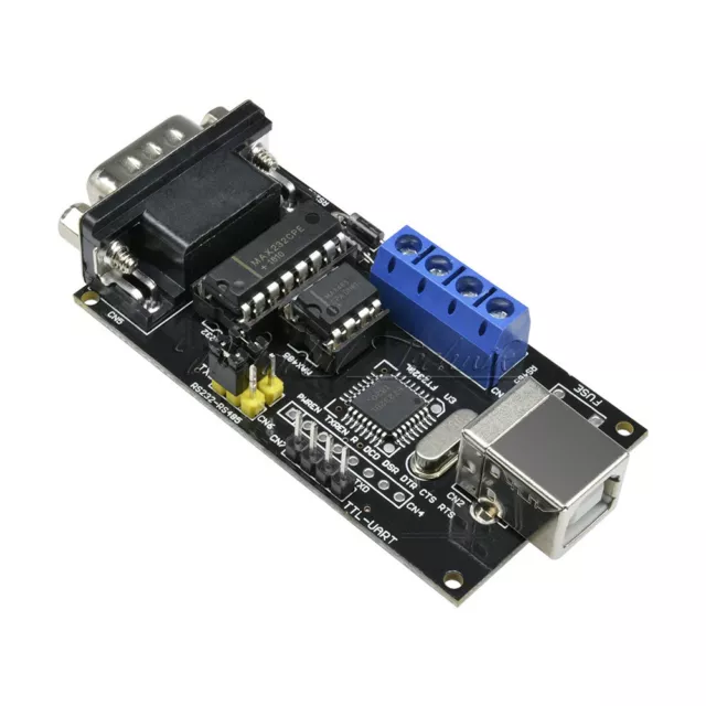 RS232 TO RS485 Serial Converter Adapter USB Serial Module Signal Conver ... RS232 TO RS485 Serial Converter Adapter USB Serial Module Signal Conver ...