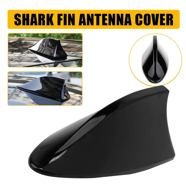 SHARK FIN ANTENNA Roof Aerial Base AM/FM Radio Signal For Car SUV Truck ...