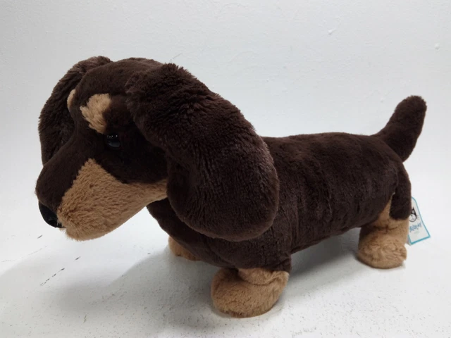 JELLYCAT LONDON BROWN Dachshund "Otto" Dog Plush Toy - Soft & Cuddly ...