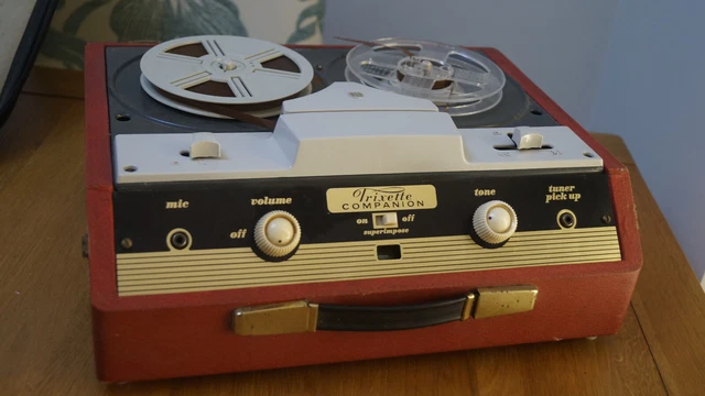 VINTAGE TRIXETTE COMPANION Reel To Reel Player Recorder - Untested £32. ...