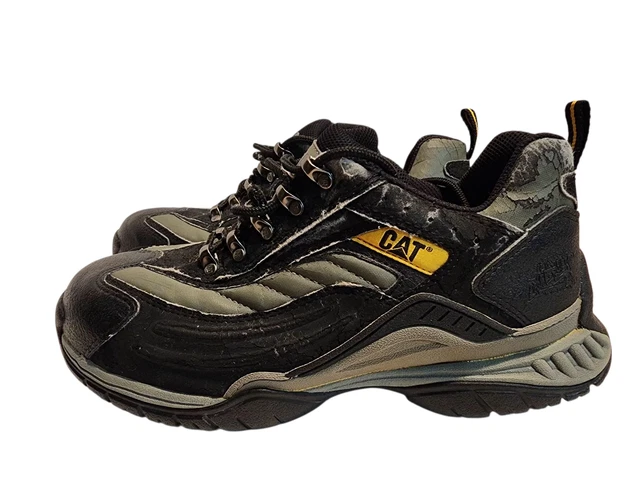 CATERPILLAR CAT SAFETY Work Shoes Size 9 Steel Toe Electrical ANSI Z41 ...