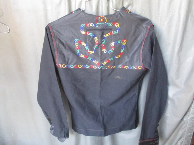 USN, NAVY BLUE Wool THE SEAFARER Liberty Stitching Crackerjack Jumper £ ...