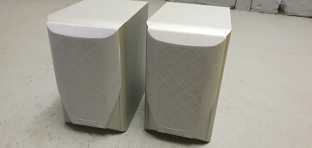 MISSION M70 2 Way Reflex HiFi Speakers 8ohm Silver British design great ...