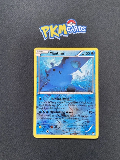 POKÉMON JCG MANTINE Steam Siege 27/114 Reverse Holo LP. EUR 2,56 ...