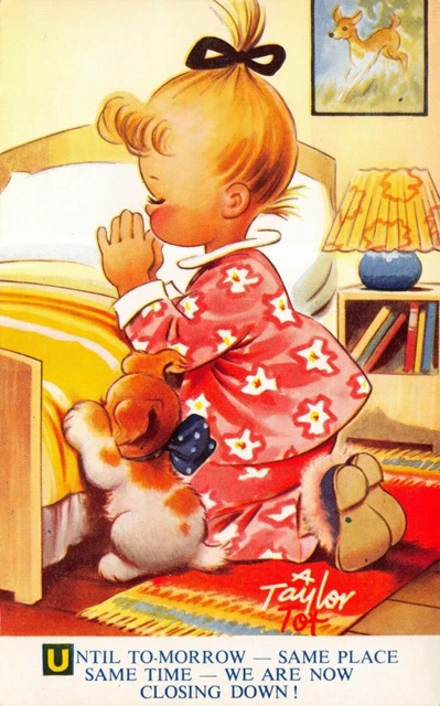 BAMFORTH TAYLOR TOTS Comic Postcard No K233 Children Unused Very Good ...