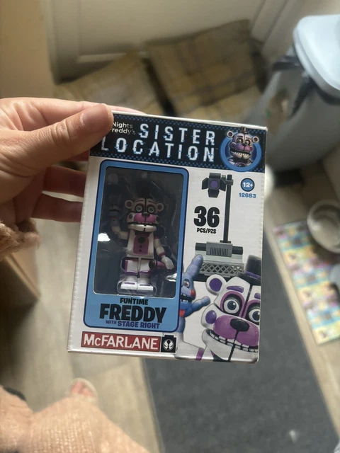 FIVE NIGHTS AT Freddys mcfarlane Stage Playset fnaf Lego Funtime Freddy ...