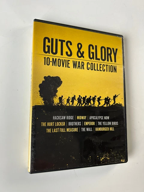 GUTS AND GLORY dvd set 10 Movie War Collection Hacksaw Apocalypse ...