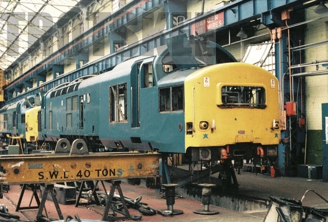 35MM COLOUR NEGATIVE BR British Rail Diesel Loco 37289 Class 37 Crewe ...