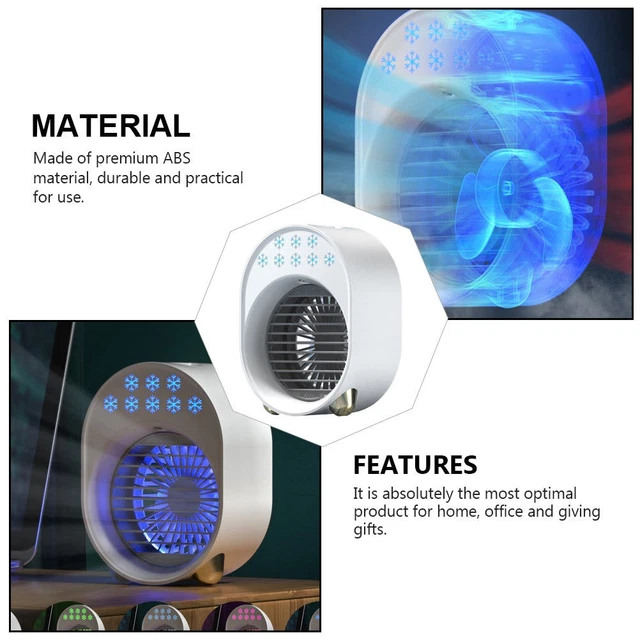 USB POWERED FAN Mini Air Conditioner Cooler Desktop Conditioning $42.01 ...