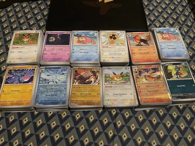 CARTE POKÉMON EVOLUTION Prismatiques Lot De 1030 Reverse Holos Commune FR EV8.5 EUR 1,00 ...