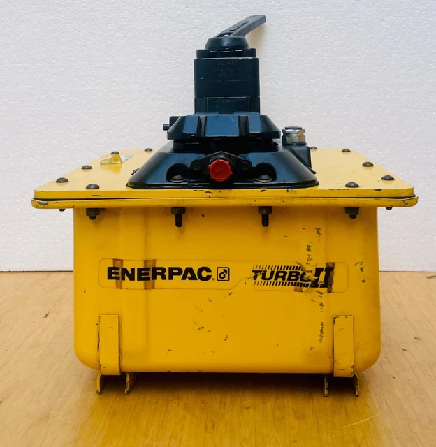 ENERPAC TURBO II Air Hydraulic Pump For Double Acting Cylinder 4 Way 3 ...
