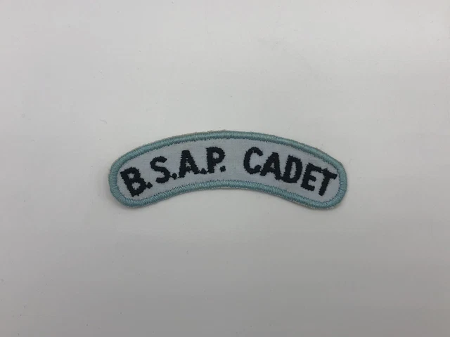 BSAP CADET SHOULDER Title Rhodesia British South Africa Police ...