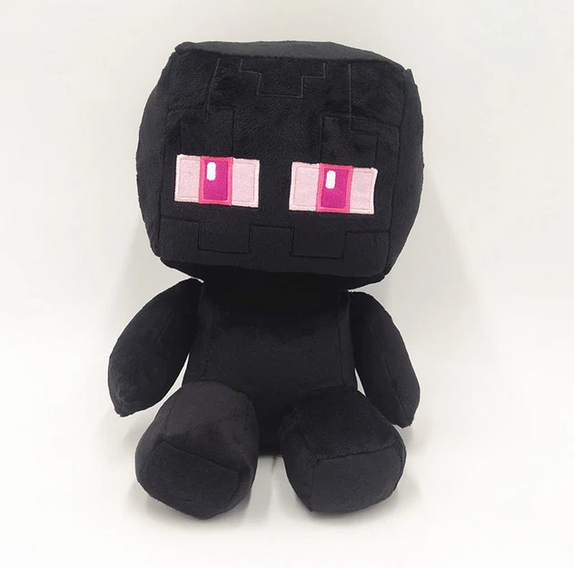 MINECRAFT PLUSH TOY Soft Filled Doll Children 25cmSitting Enderman ...
