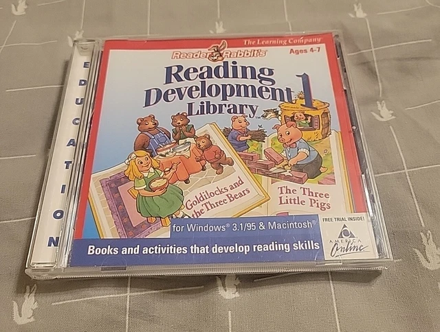 READER RABBIT READING Development Library 1 The Learning Company SEALED ...