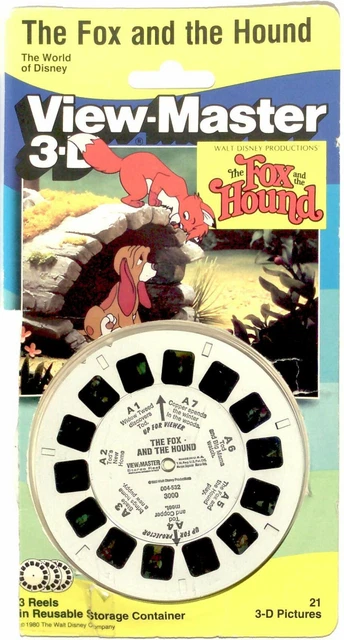 DISNEY'S THE FOX and the Hound 3d View-Master 3 Reel Packet £25.18 ...