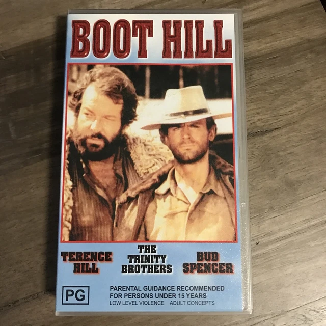 BOOT HILL (THE TRINITY BROTHERS) Western VHS Cassette Tape Rated PG BUD ...