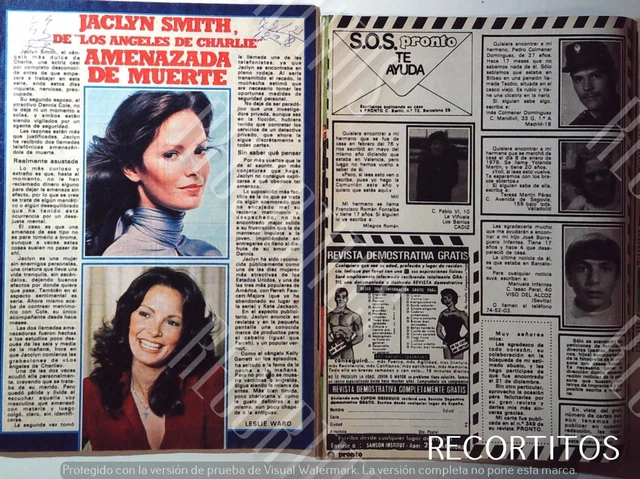 CLIPPINGS JACLYN SMITH LOS ANGELES DE CHARLIE EUR 5,00 - PicClick ES