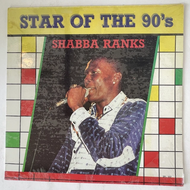 SHABBA RANKS STAR of the 90's SUPER POWER Dancehall Reggae LP HEAR EUR ...