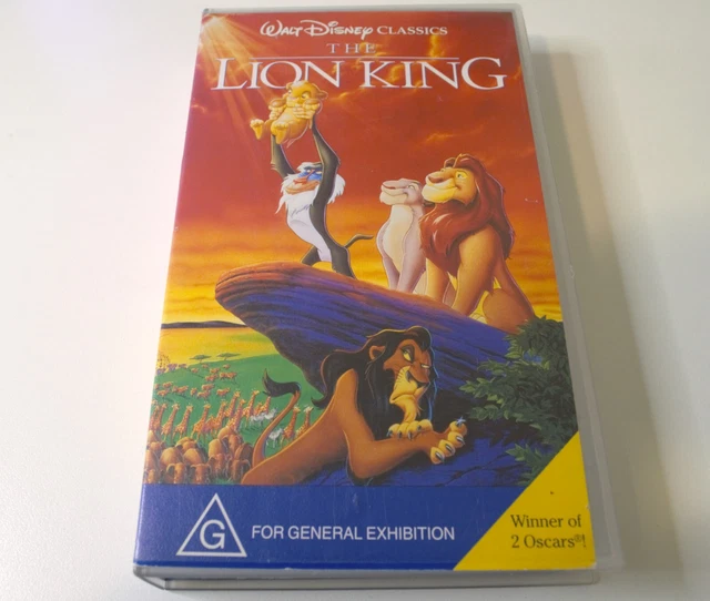 THE LION KING - VHS Original - Walt Disney Classic Collectors Original ...