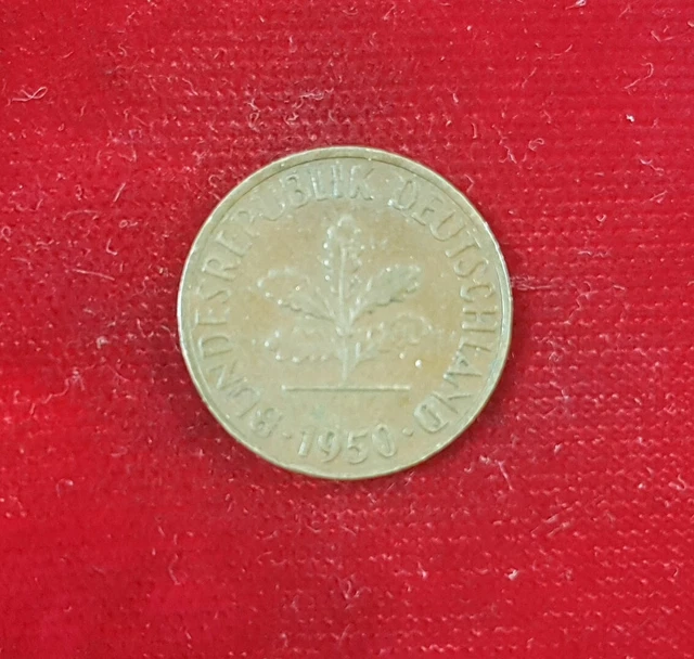 2 PFENNIG COIN Federal Republic of Germany FRG 1950 D Coin £3.31 ...