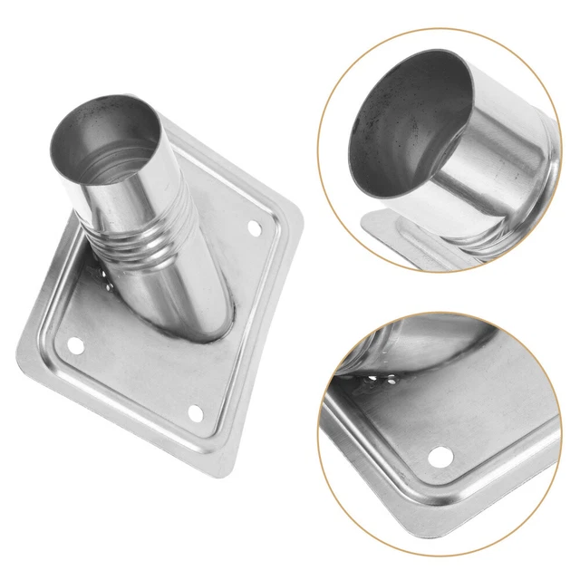 METAL MOP CONNECTOR Broom Handle Threaded End Transition Adapter £8.39 ...