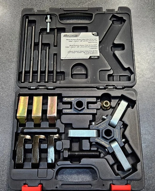 SNAP ON HDP1800 Master Harmonic Damper Pulley Puller Set £199.99 ...