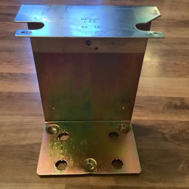 DOMESTIC GAS METER Floor bracket With Wall Bracket Complete. £17.99 ...