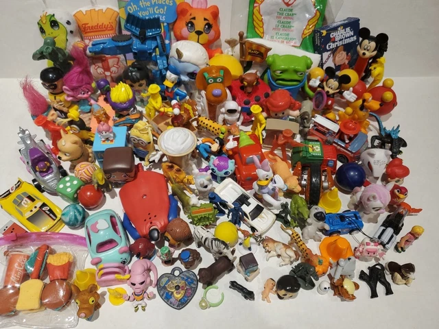 HUGE MIXED LOT of Over 100 Small Toys ~ Bottom of the Toy Box ~ 1980 to ...