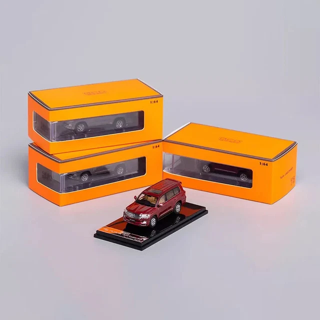 JAKESPECIAL – LAND Cruiser LC200 1:64 Diecast Model in Red/Silver EUR 57,59 - PicClick FR