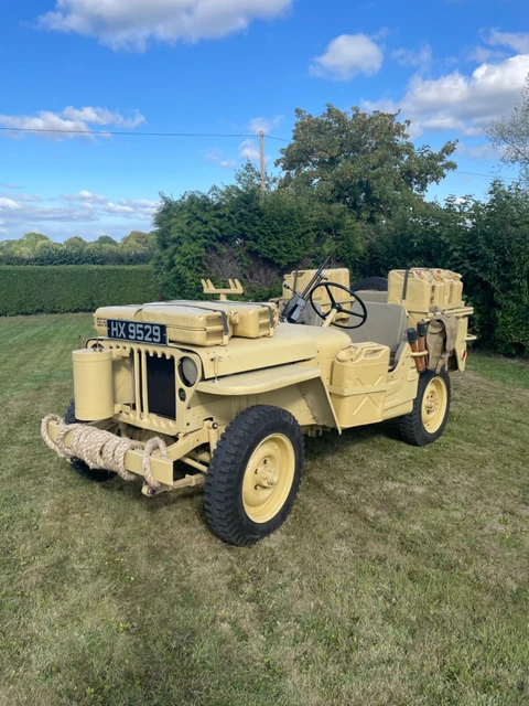 FULLY RESTORED EX-BRITISH March 1942 Willys MB Jeep SAS/LRDG Theme £ ...