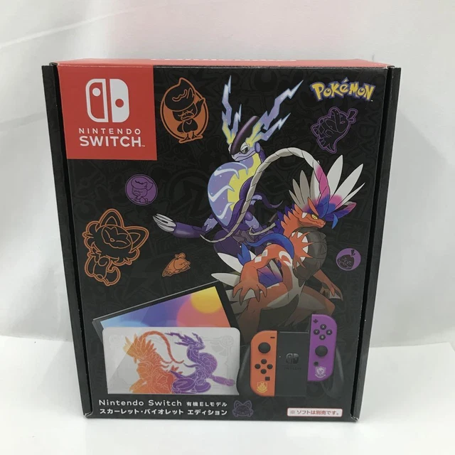 NINTENDO SWITCH OLED Pokemon Scarlet and Violet Edition Konsole aus ...