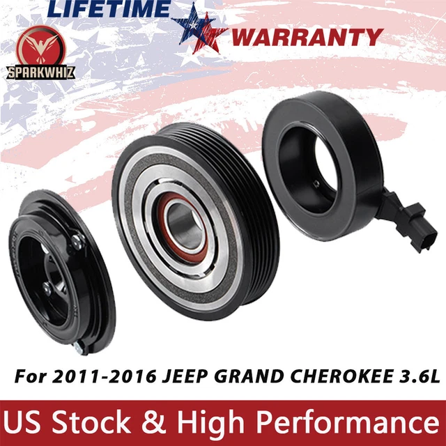 POUR 2011-2016 JEEP GRAND CHEROKEE 3.6L A/C KIT EMBRAYAGE COMPRESSEUR ...