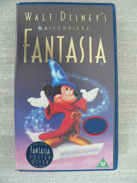 FANTASIA VHS WALT Disney Masterpiece - VHS - Rare Collectors Item EUR ...