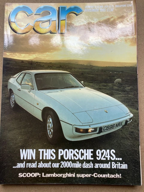 CAR MAGAZINE - November 1985 - Ferrari 328, Montego turbo v 900 turbo ...