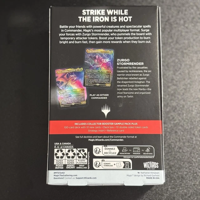 MTG: TARKIR: DRAGONSTORM Commander Precon Deck - Mardu Surge - NEW $102 ...