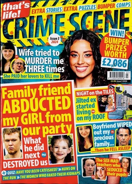 REAL LIFE SPECIAL magazine Thats Life Crime Scene #3 March 2024 Girl ...