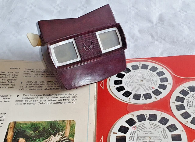 VISIONNEUSE 3D VINTAGE View-Master Sawyer Model E (1956-1960) avec 21 ...