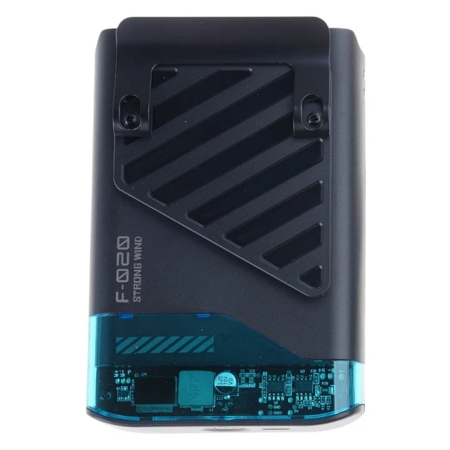 RECHARGABLE COOLING FAN ABS Texture Portable Fan Present for Sports ...