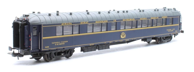 L.S. MODELS 'HO' Gauge 49132 Ciwl Blue Orient Express Sleeping Car ...