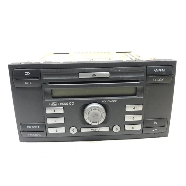 FORD TRANSIT CONNECT Stereo 6S61-18C815-Aj Head Unit Lettore Cd Radio ...
