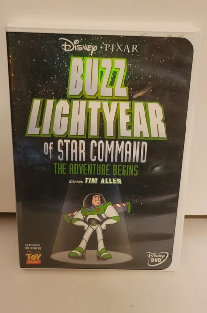 DISNEY PIXAR BUZZ Lightyear of Star Command: The Adventure Begins DVD ...
