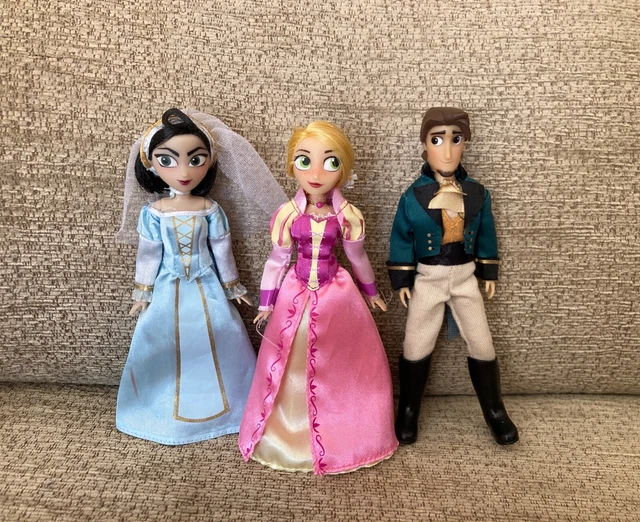 DISNEY STORE TANGLED The Series Mini Doll Set Rapunzel Flynn Cassandra ...