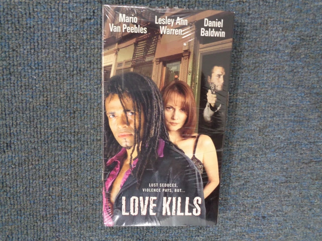 LOVE KILLS VHS Mario Van Peebles Lesley Ann Warren Lucy Liu Rare OOP £ ...