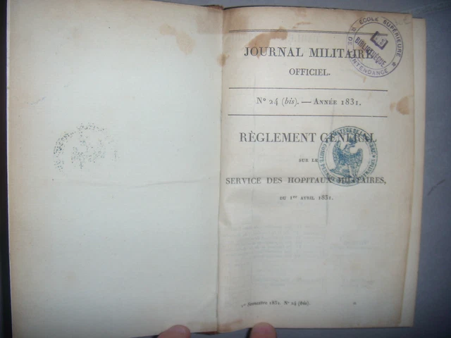 MILITARIA, GUERRE: JOURNAL militaire officiel: Service hôpitaux ...